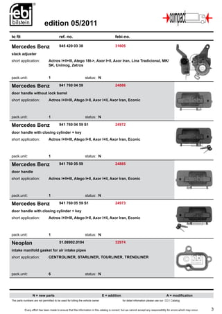 Febi truck 05-2011 | PDF | Commercial Trucks | Auto Body Styles