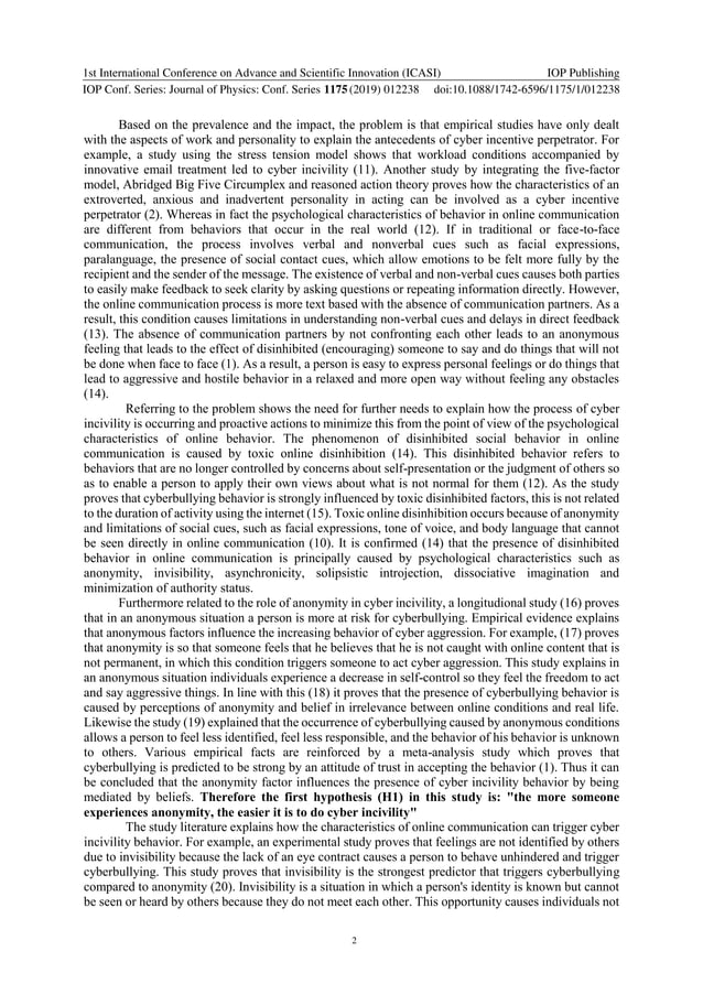 Cyber Incivility and its impact | PDF | Social Networking | Internet