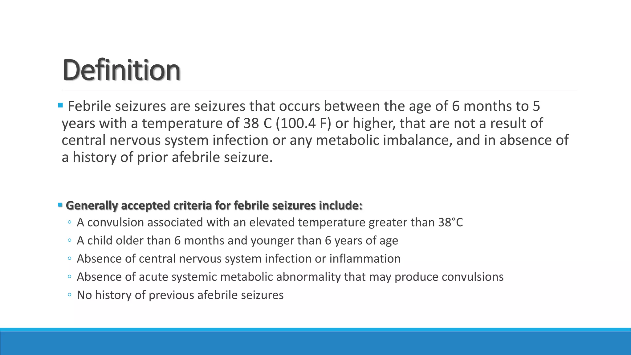 Febrile convulsion | PPTX