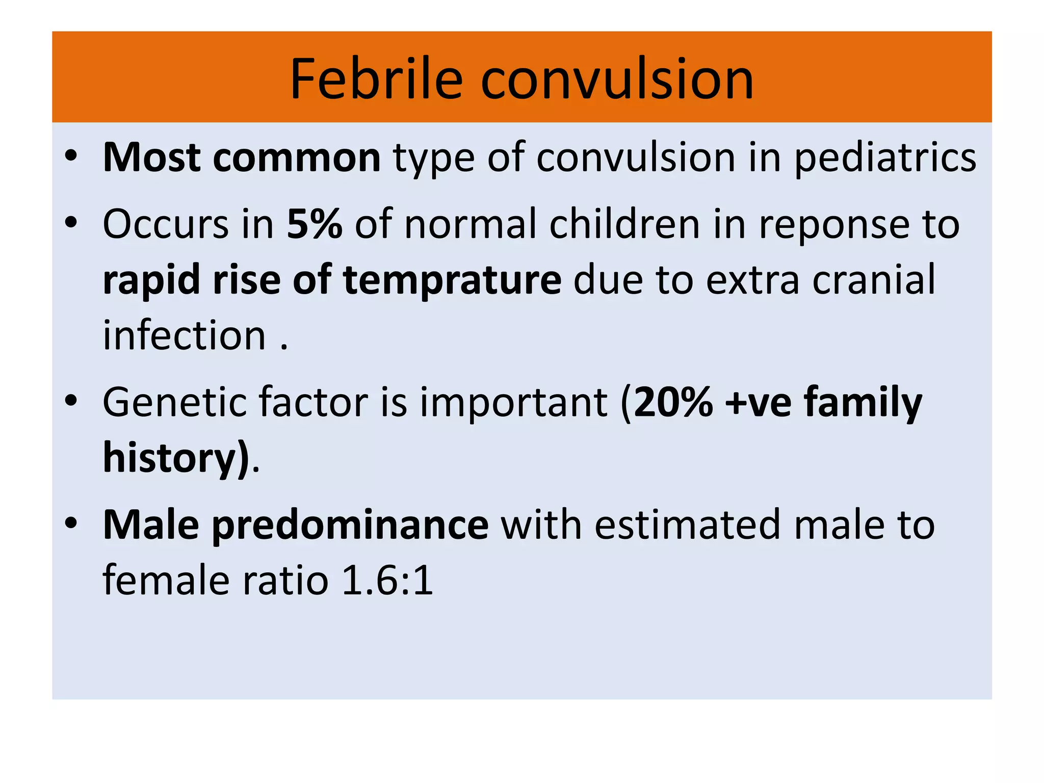 Febrile convulsion | PPTX