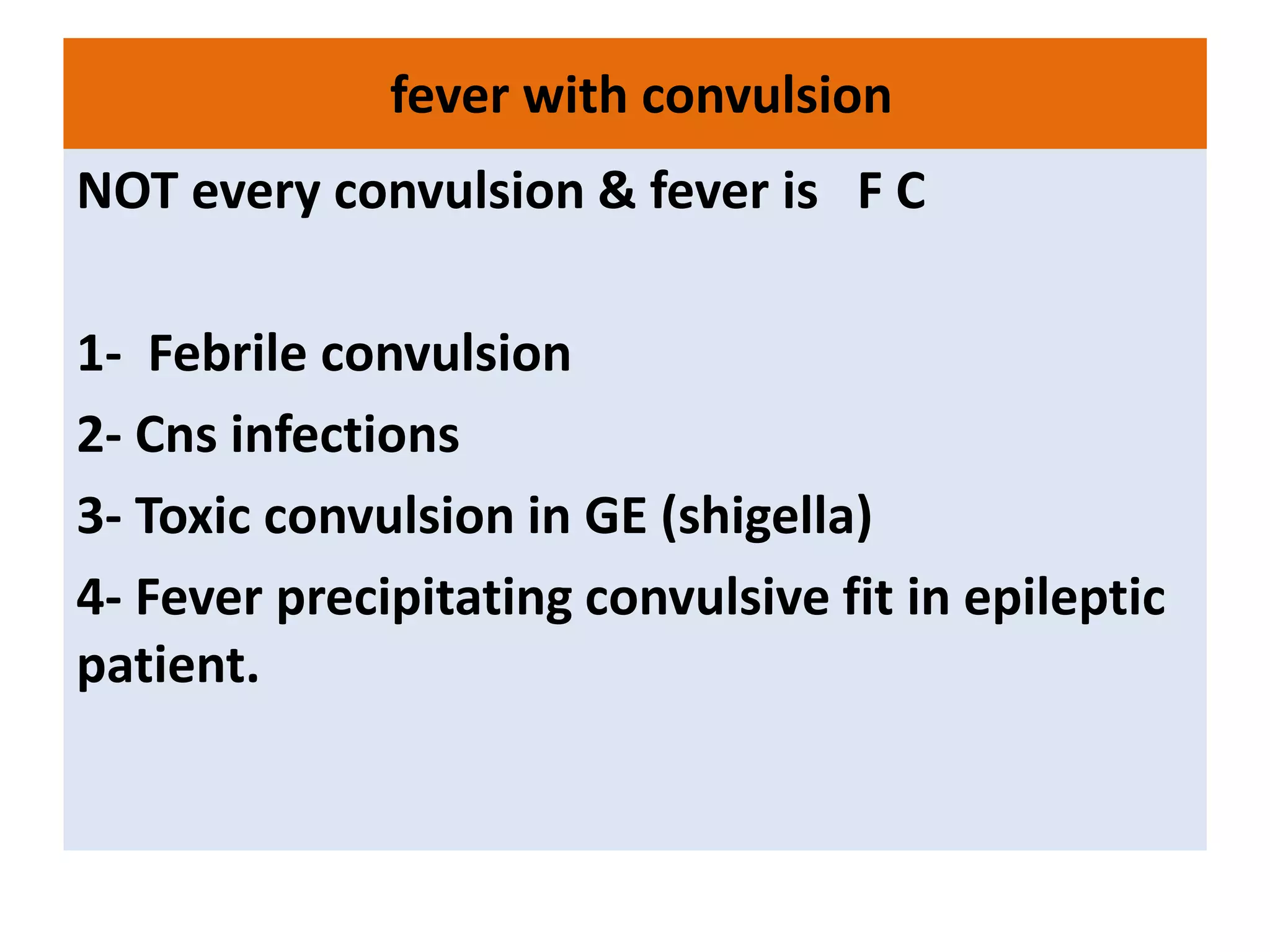Febrile convulsion | PPTX