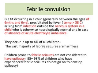 Document on Febrile convulsion in child.pdf