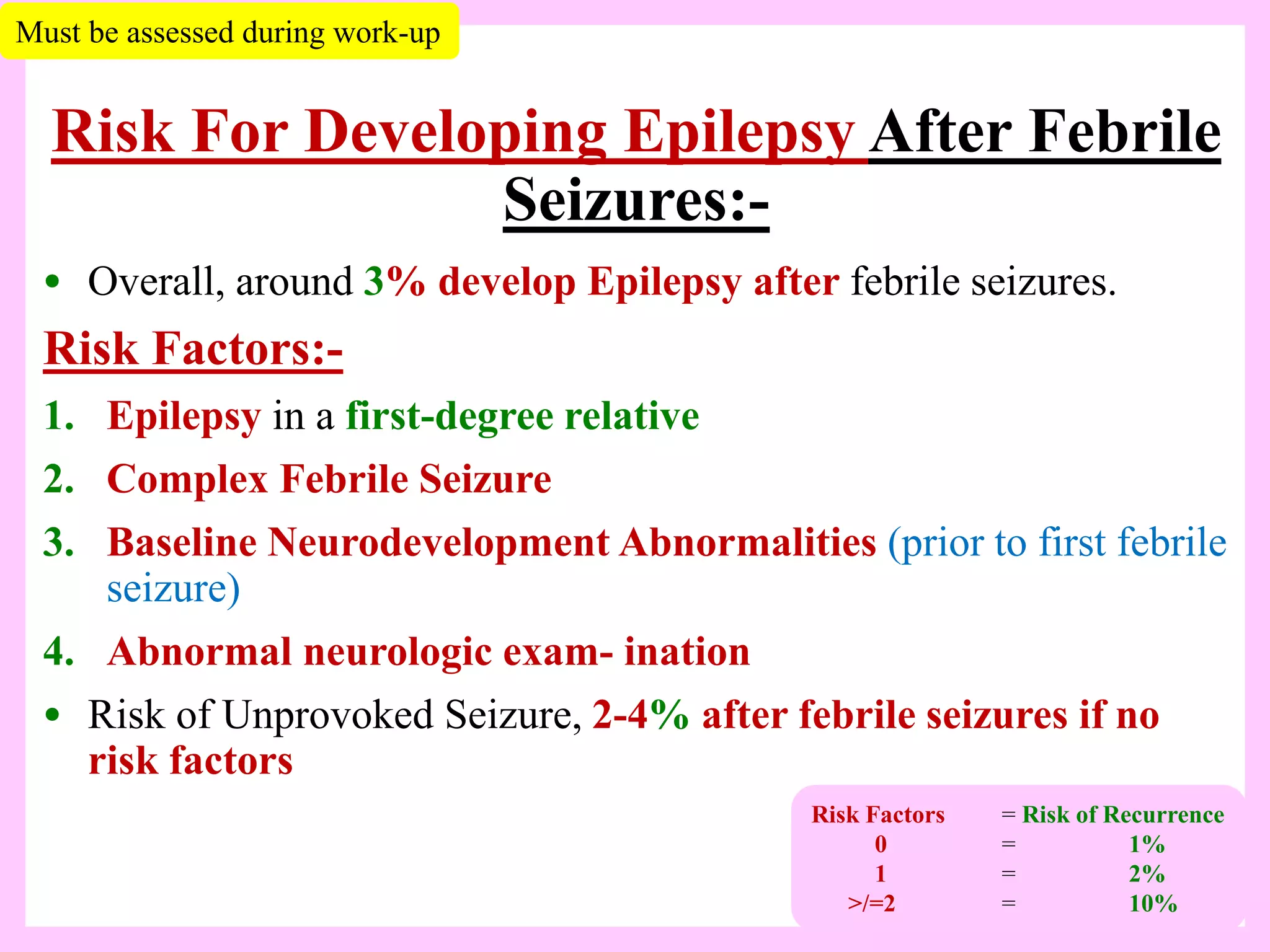 Febrile Convulsion - Seizures.pptx | Brain and Nervous System Disorders ...