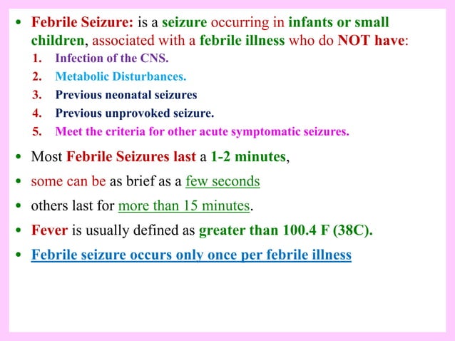 Febrile Convulsion - Seizures.pptx | Brain and Nervous System Disorders ...