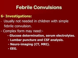 Febrile convulsions, Dr.Yousef Quda | PPT