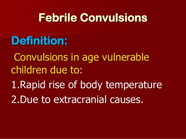 Febrile convulsions, Dr.Yousef Quda
