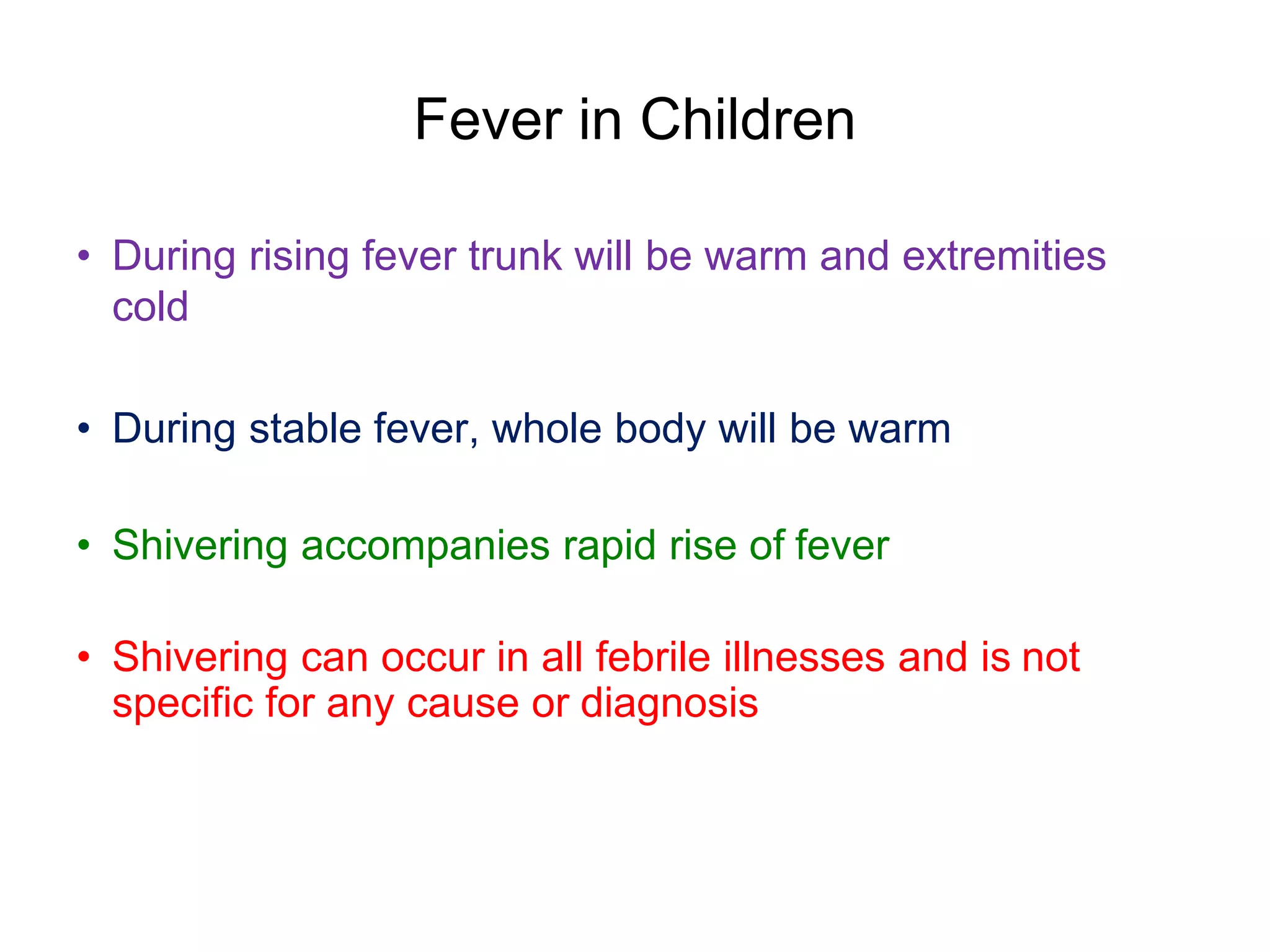 Febrile illness in children 2021 | PDF