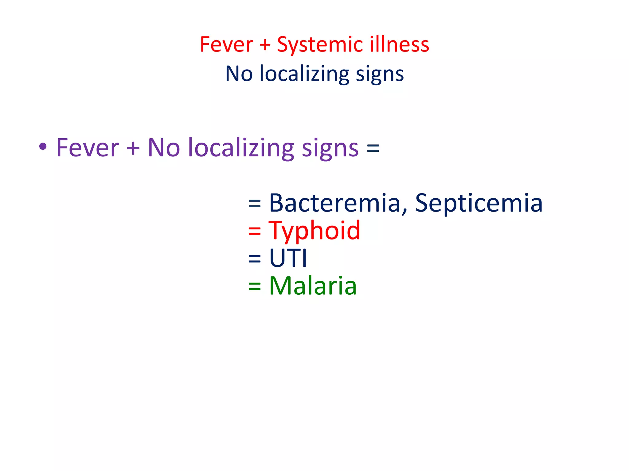 Febrile illness in children 2021 | PDF