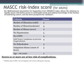 Febrile neutropenia | PPTX