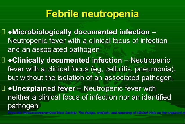 Febrile neutropenia