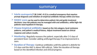 Febrile Neutropenia presentation by Dr Omer Abdelgader internal ...