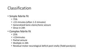 Febrile seizure | PPTX