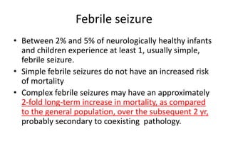 Febrile seizure | PPTX