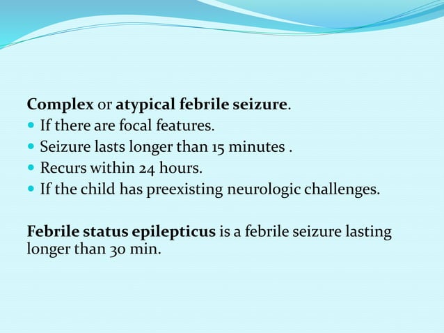 Febrile seizure / Pediatrics | PPT