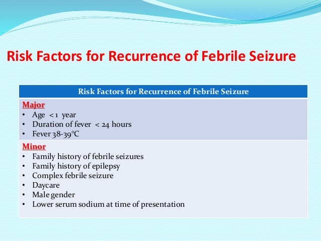 Febrile seizure / Pediatrics