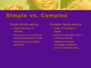 Febrile seizures | PPT