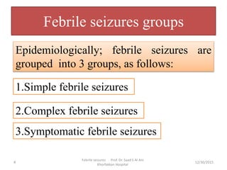 Febrile seizures | PPTX