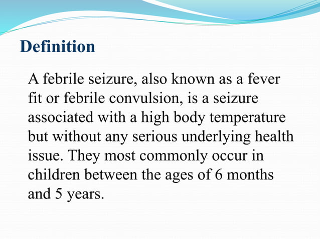 Febrile Seizures Ppt
