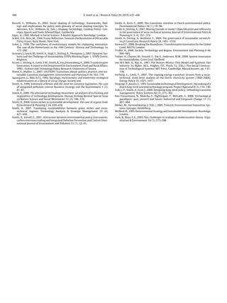 Innovation Studies and Sustainability Transitions: The Allure of the ...