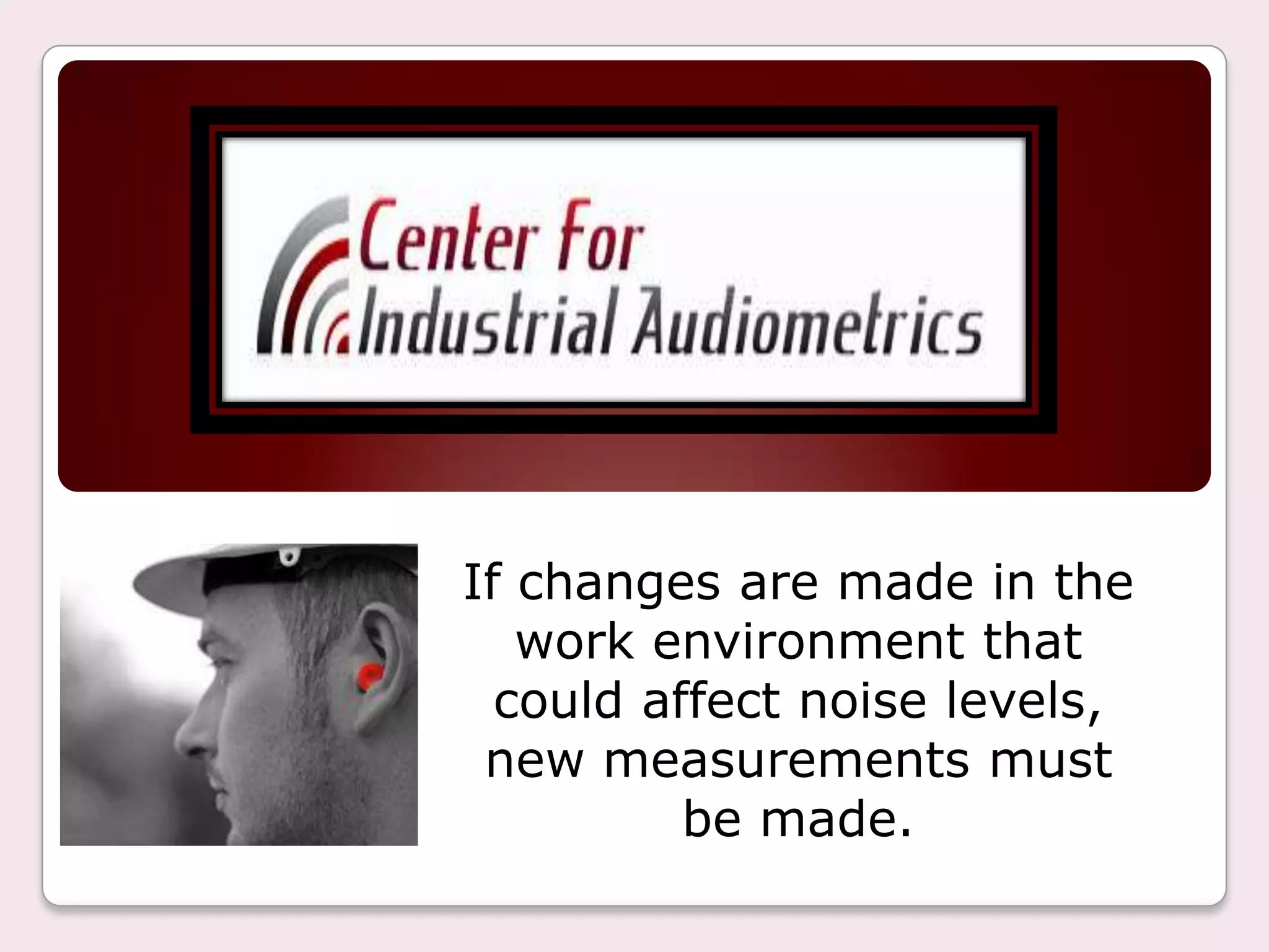OSHA: Hearing Conservation Program | PPTX