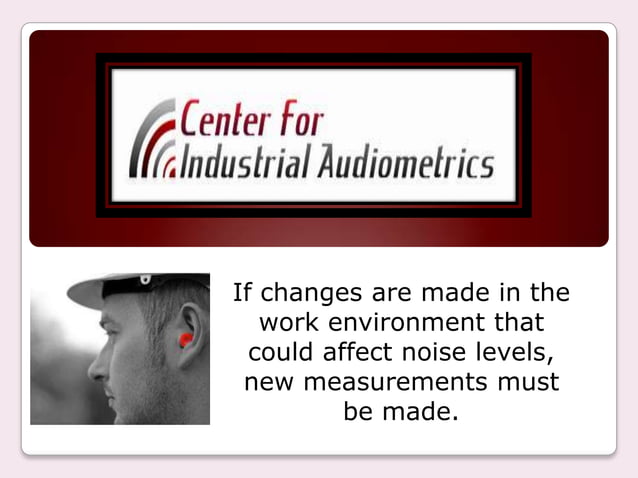 OSHA: Hearing Conservation Program | PPTX