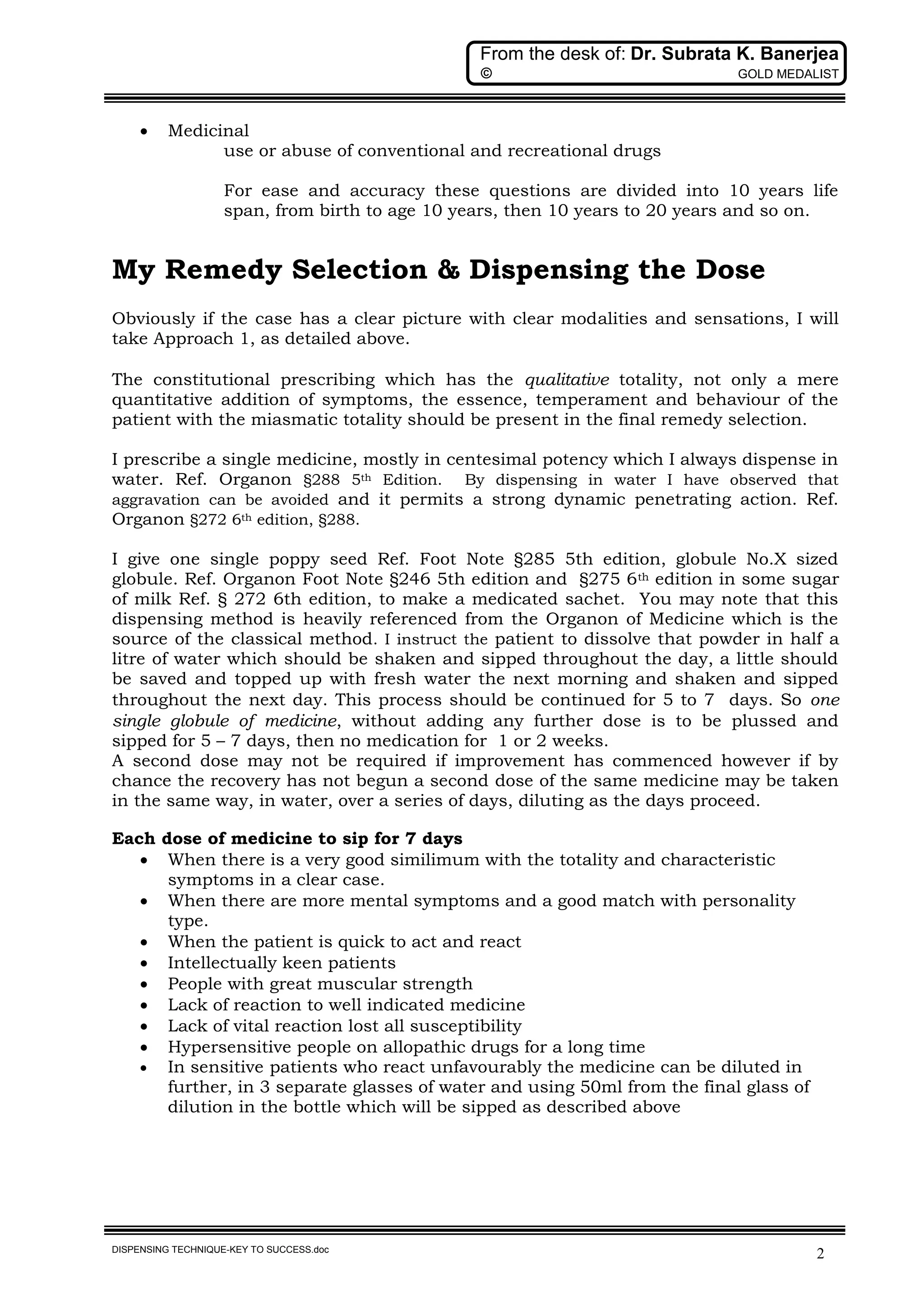 FEBRUARY 2013-DISPENSING TECHNIQUE-KEY TO SUCCESS.doc