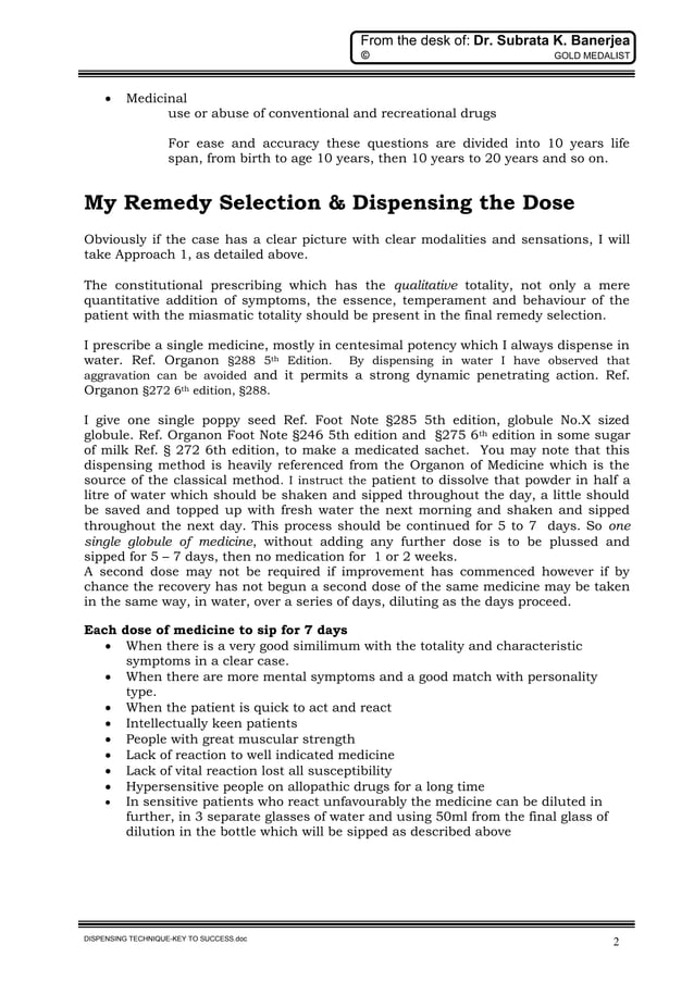 FEBRUARY 2013-DISPENSING TECHNIQUE-KEY TO SUCCESS.doc