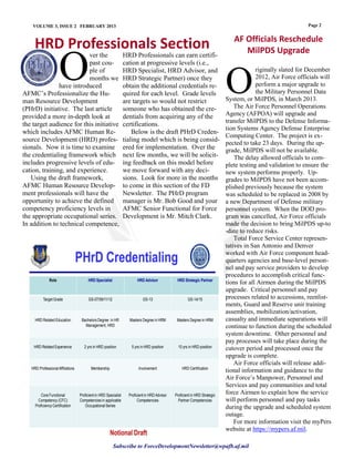 February 2013 force development newsletter | PDF