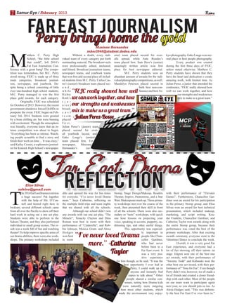 MC Perry High School Newspaper - February | PDF