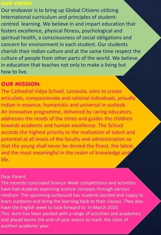 Best Boarding School in Lonavala [Newsletter Latest 2020] | PDF