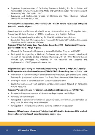 February 2021 Aliyu Aminu Ahmed CV | DOCX