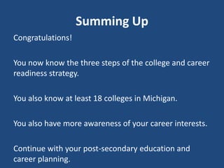 College and Career Readiness | PPTX