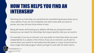 Self & Skills Awareness Presentation - Leadership, Values, and Benefits ...