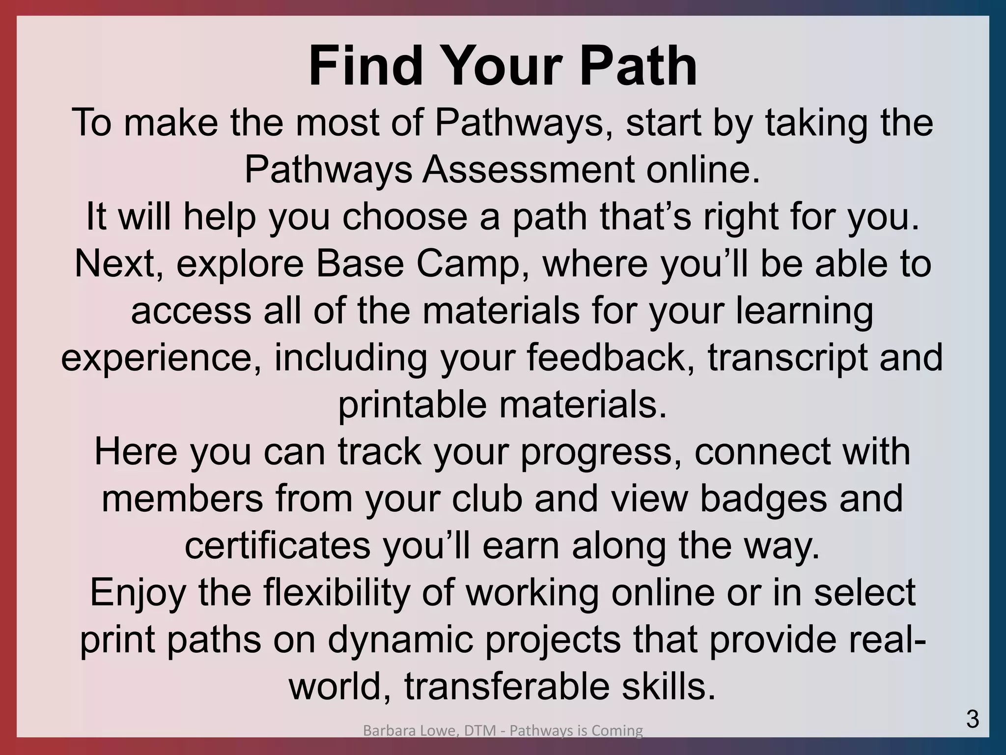Toastmasters Pathways Coming Soon | PPTX