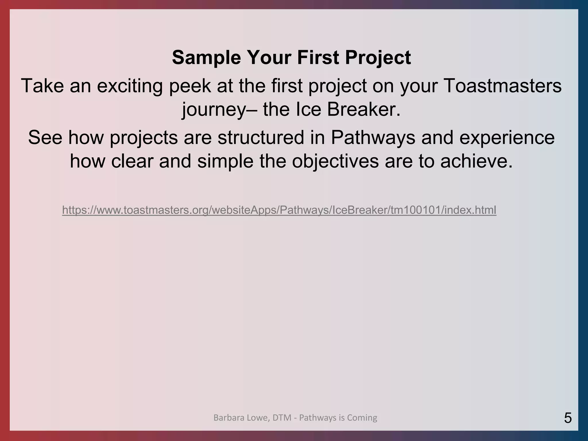 Toastmasters Pathways Coming Soon | PPTX