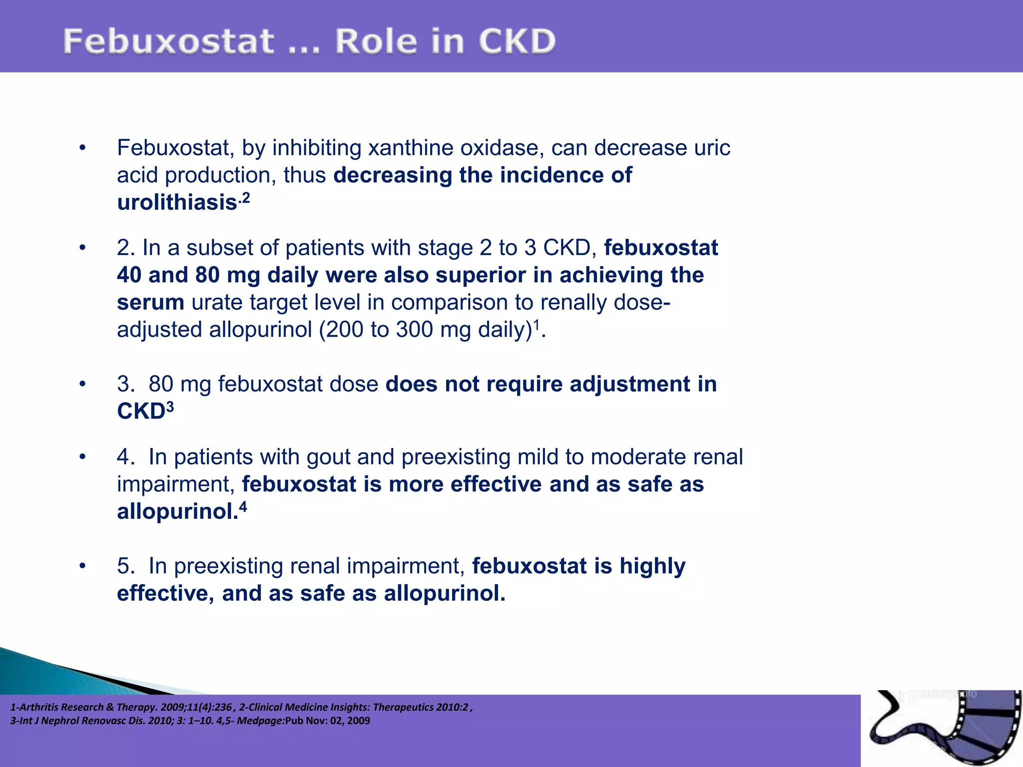 Febuxostat medical slides | PPTX