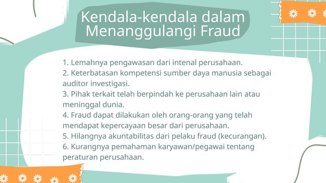 auditing, pengertian fraud atau kecurangan dan jenis jenis fraud | PPT