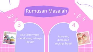 auditing, pengertian fraud atau kecurangan dan jenis jenis fraud | PPTX