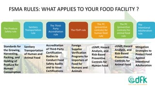 FSMA Requirements For Exporting Food to the United States | PDF