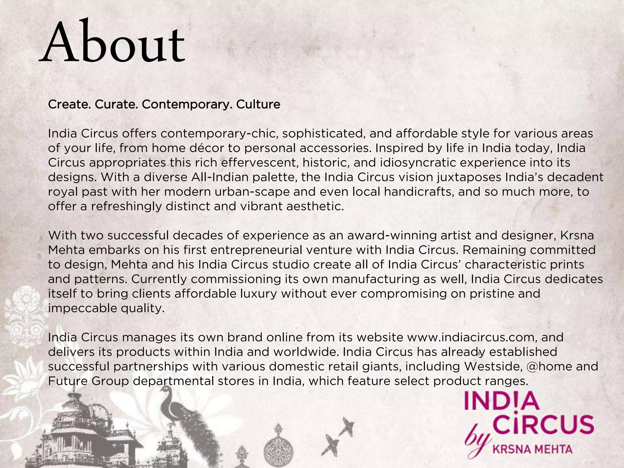 INDIA CIRCUS_brand overview_Intnal | PDF