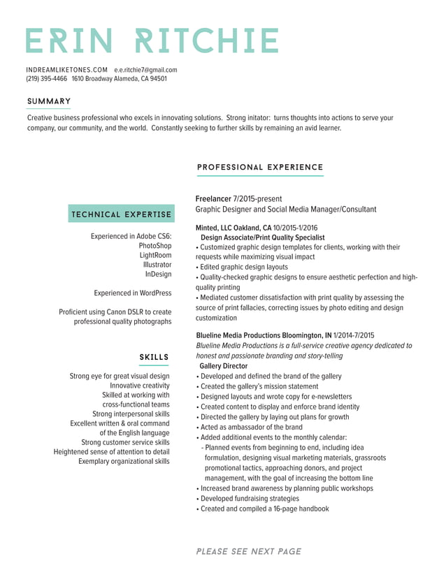 Master Resume_Erin Ritchie 5.1 | PDF