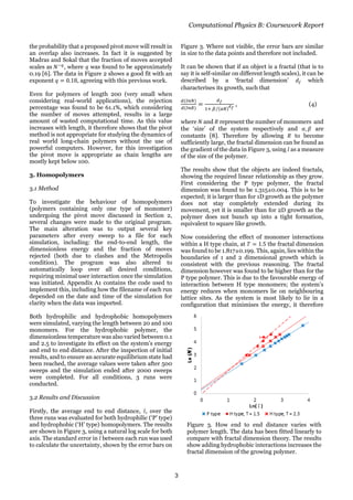 Lattice Polymer Report 20662 | PDF | Chemistry | Science