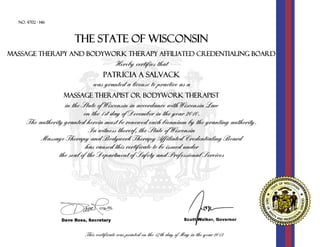 massage license | PDF