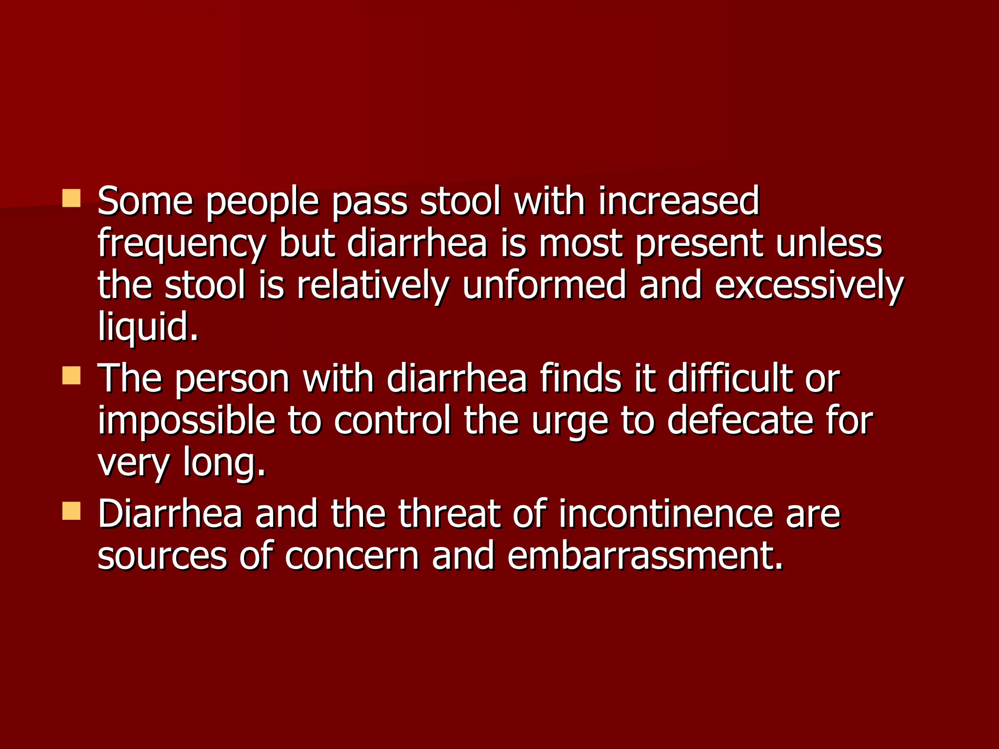Fecal Elimination Problem | PPT