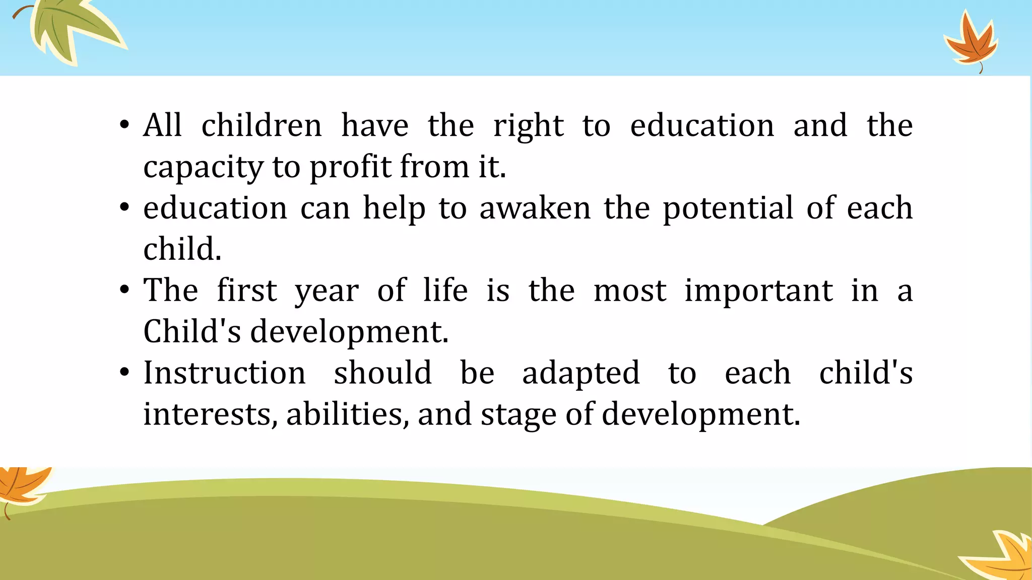 FECED (Foundation of Early Childhood Education (Introduction)) | PPTX ...