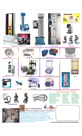 FEC Product Brochure | PDF