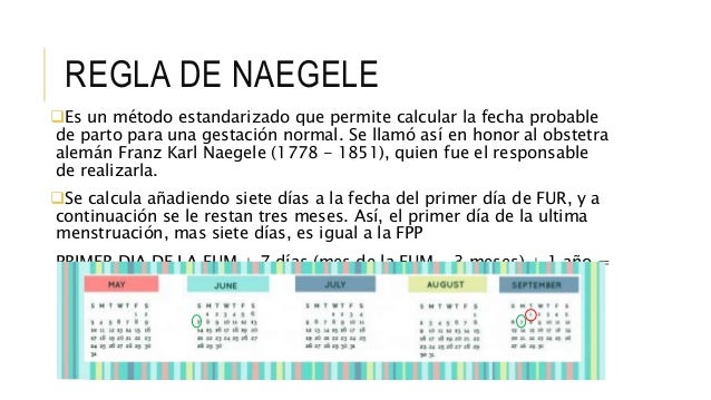 Fecha probable de parto