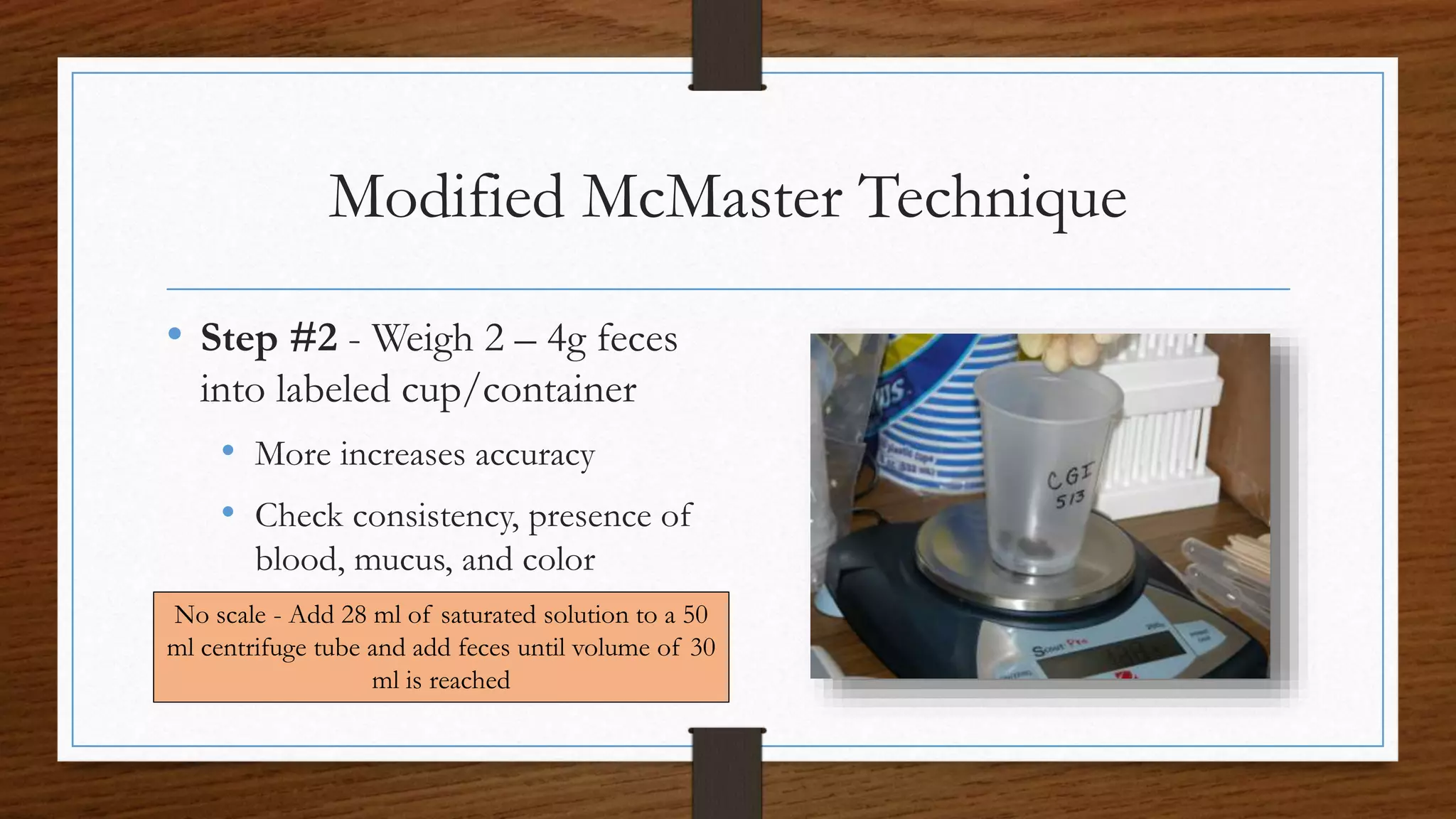 Fecal Egg Counting Primer | PPTX