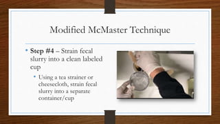 Fecal Egg Counting Primer | PPTX