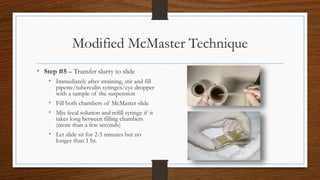 Fecal Egg Counting Primer | PPTX